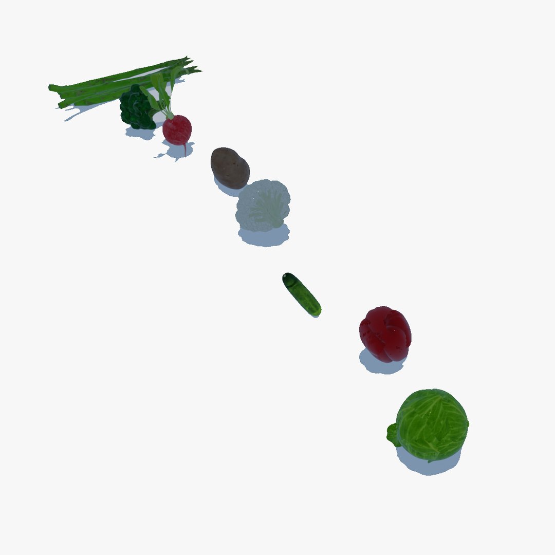 Vegetables Model - TurboSquid 1973223