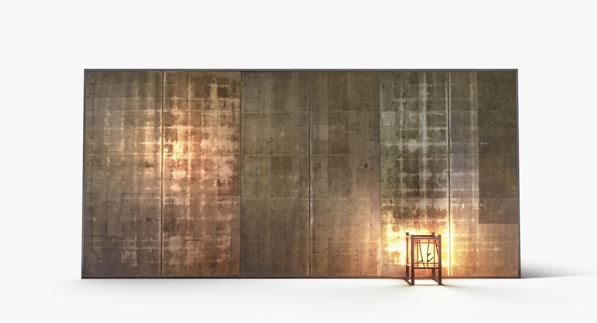 3D Modern Japanese Screen Lantern Model - TurboSquid 1202604