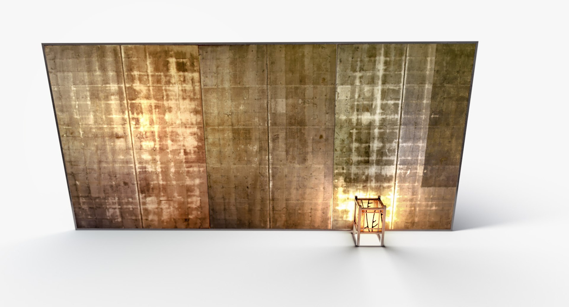 3D Modern Japanese Screen Lantern Model - TurboSquid 1202604