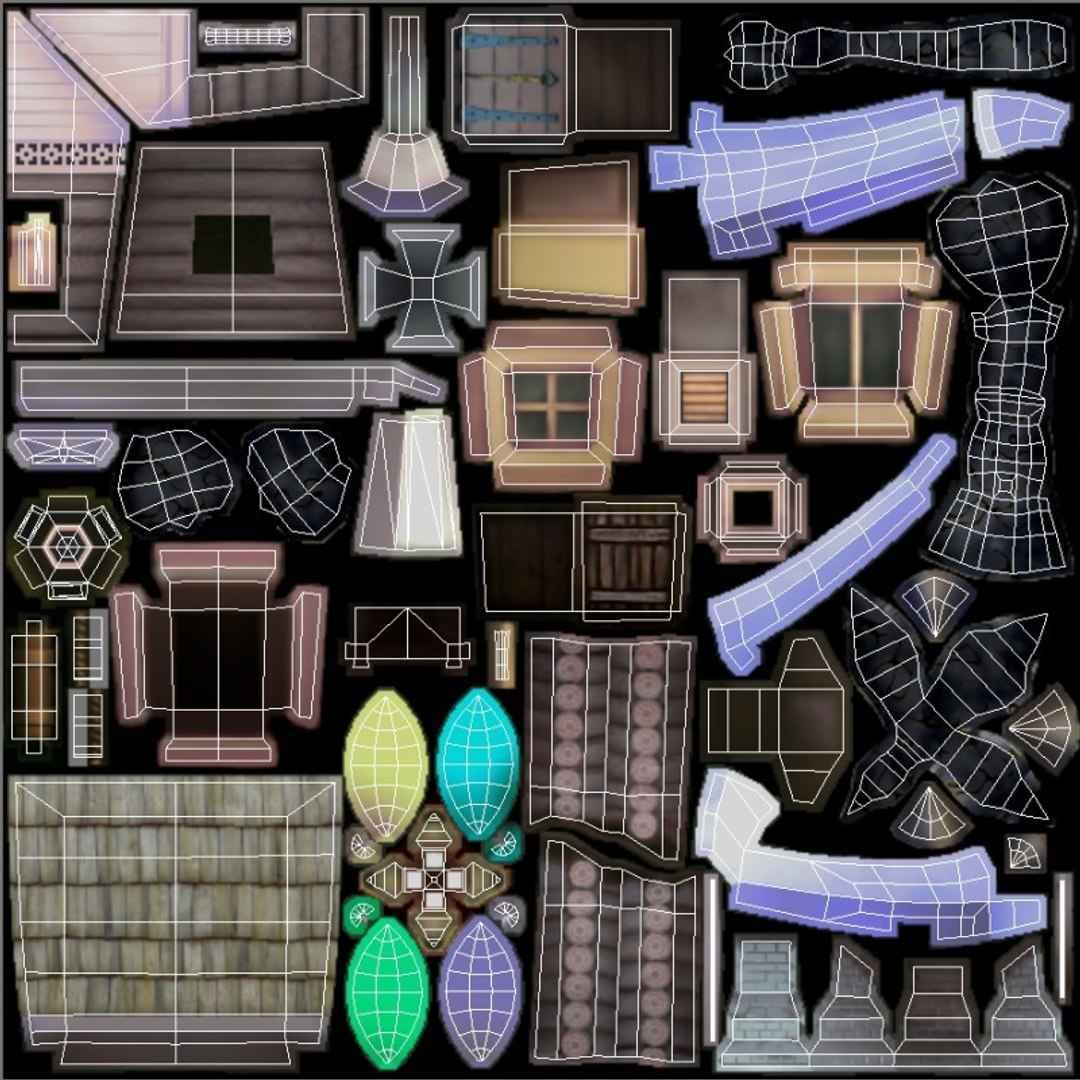 3d Walking Hut Cartoon House Model