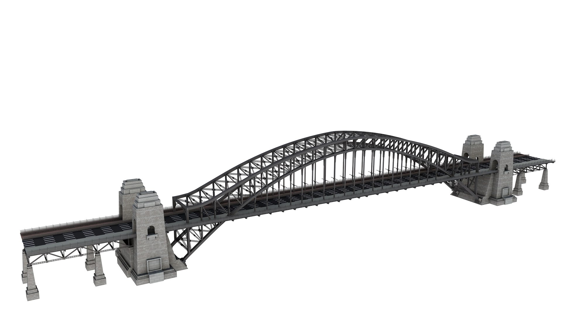 Sydney Harbour Bridge 3D Model - TurboSquid 1881933