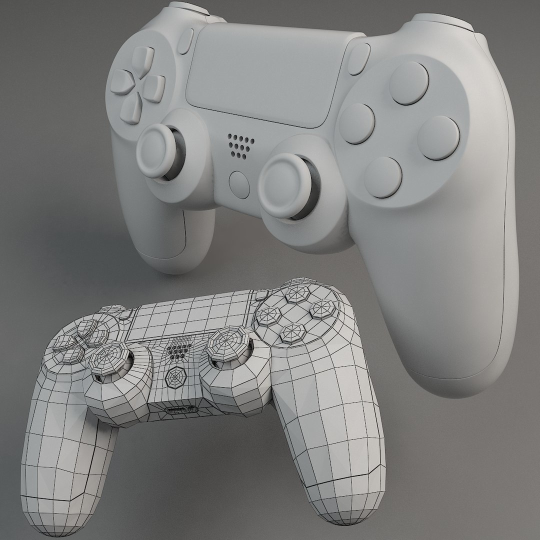 Base Dualshock Mesh 3d 3ds
