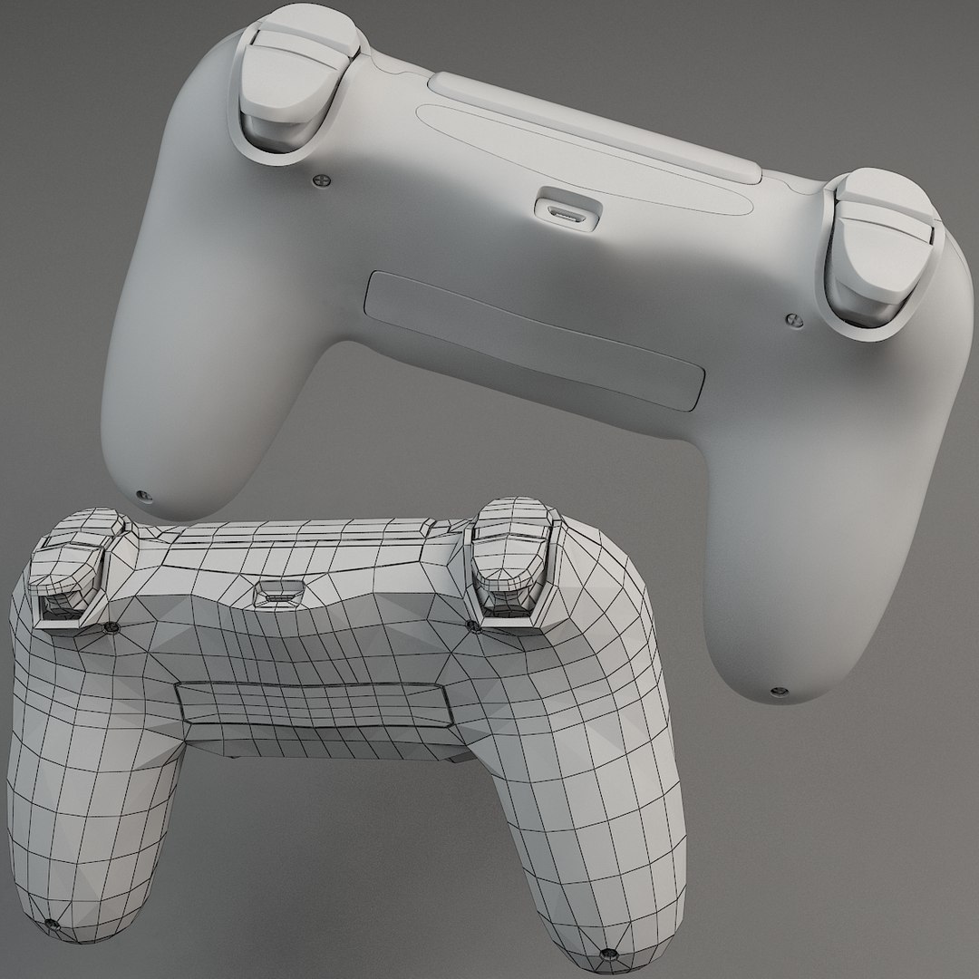 Base Dualshock Mesh 3d 3ds