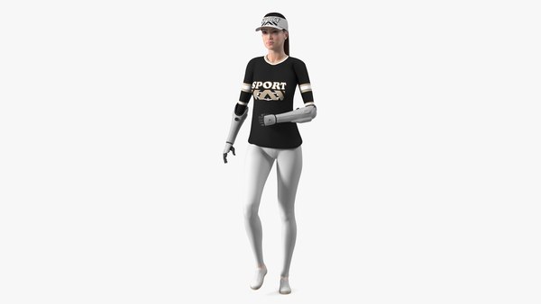 modelo 3d Chica de brazos protésicos - TurboSquid 2159230