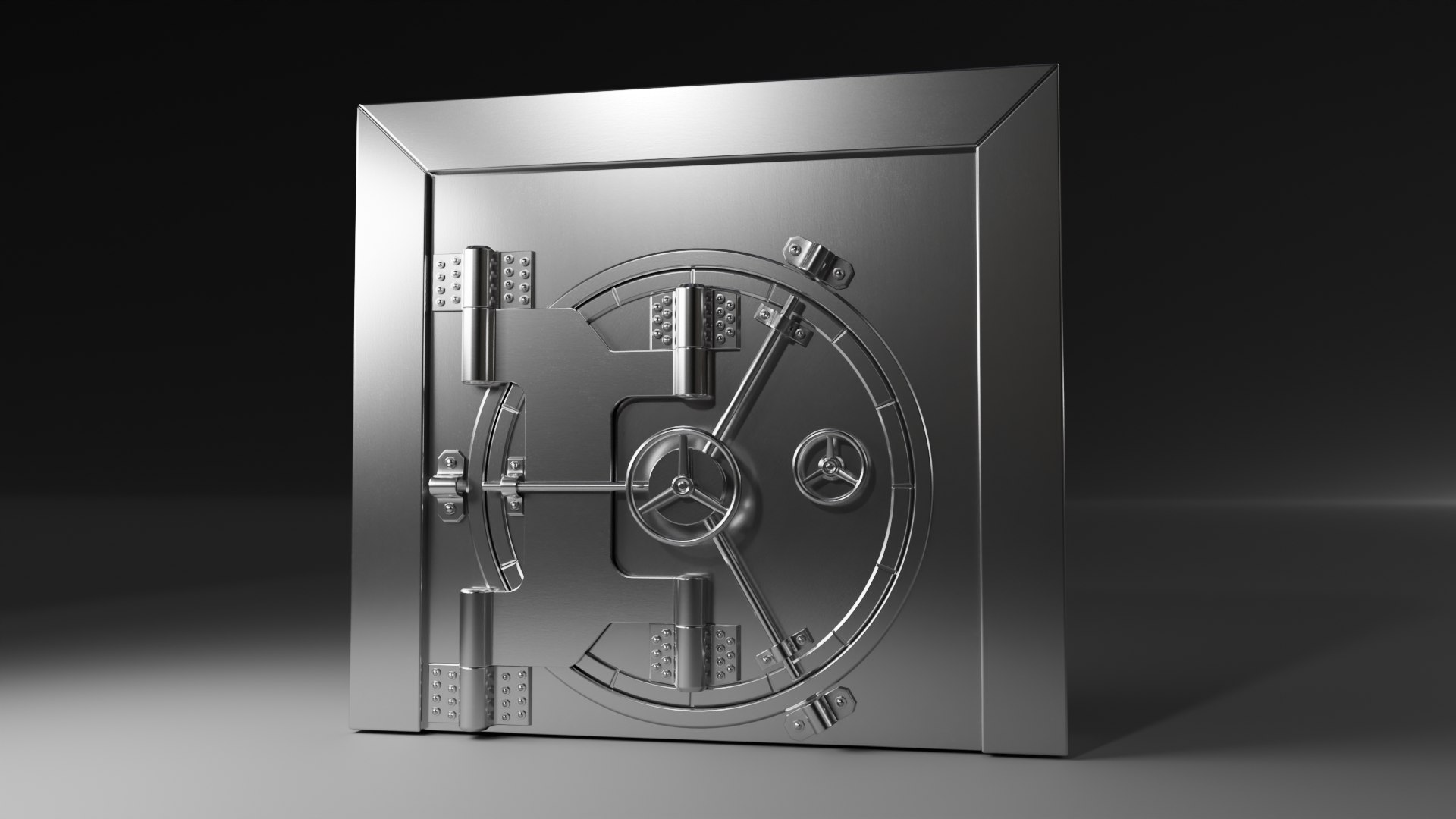High-Detail Realistic Bank Vault Door 3D Model - TurboSquid 2374352