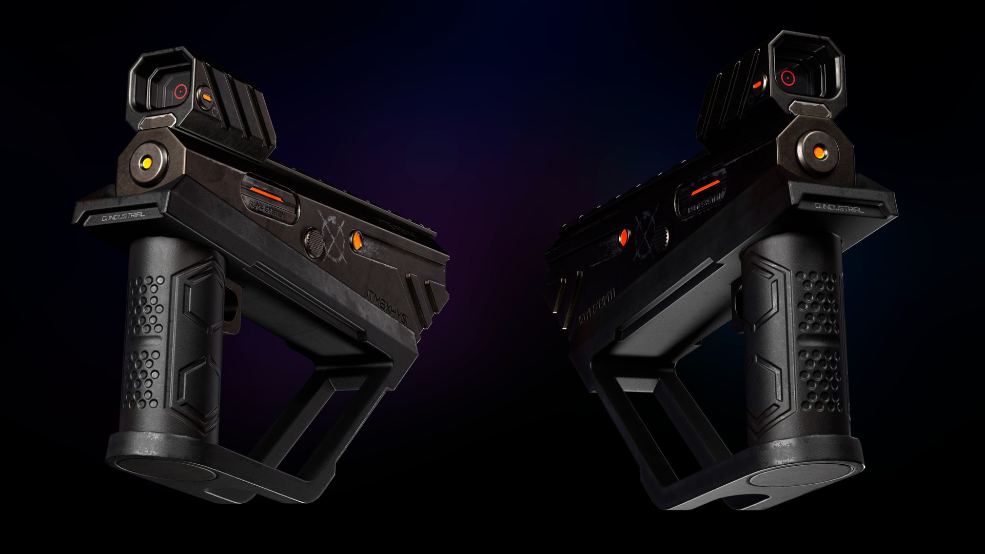 Sci-fi Handgun Model - TurboSquid 1981168