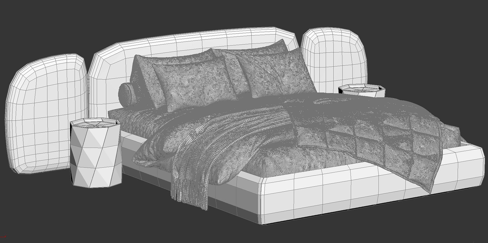VAO Bed By Paolo Castelli Model - TurboSquid 2129095