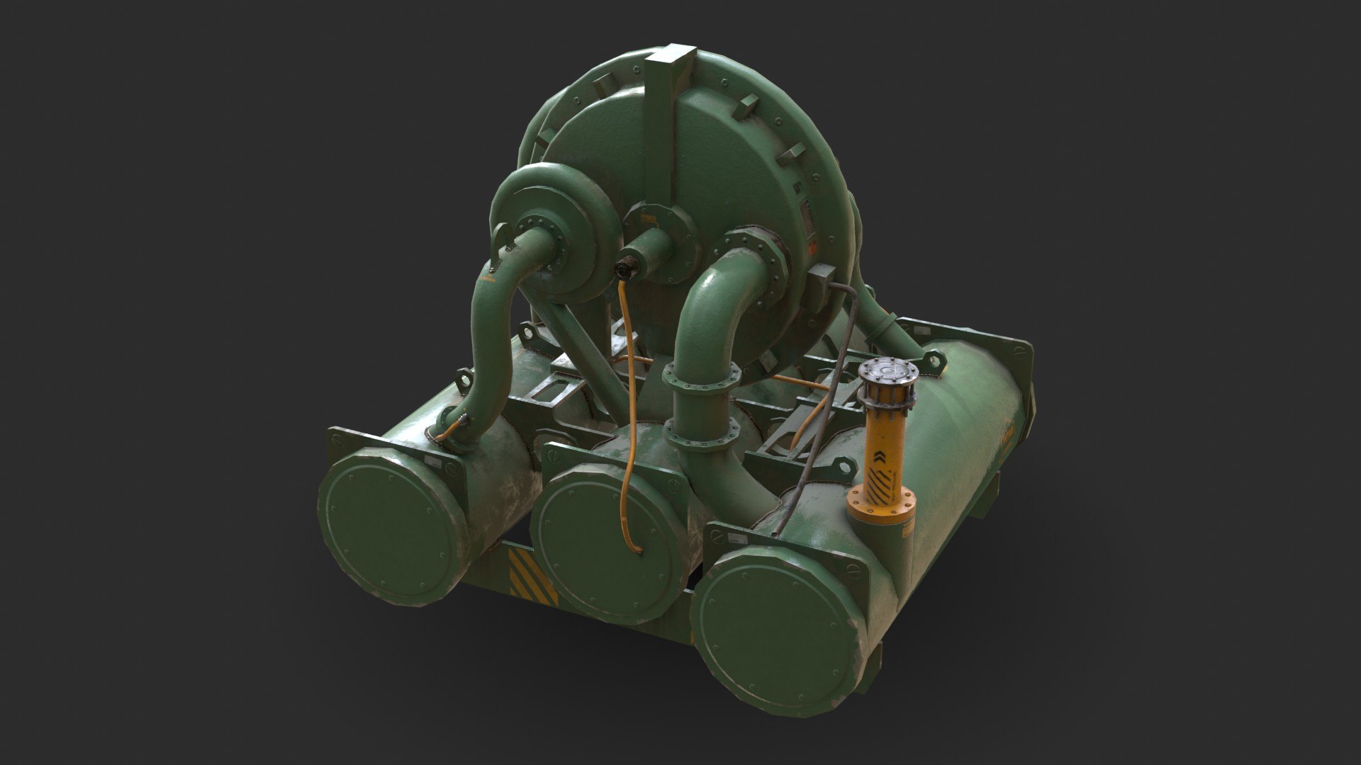 3D Industrial Compressor - TurboSquid 1651126