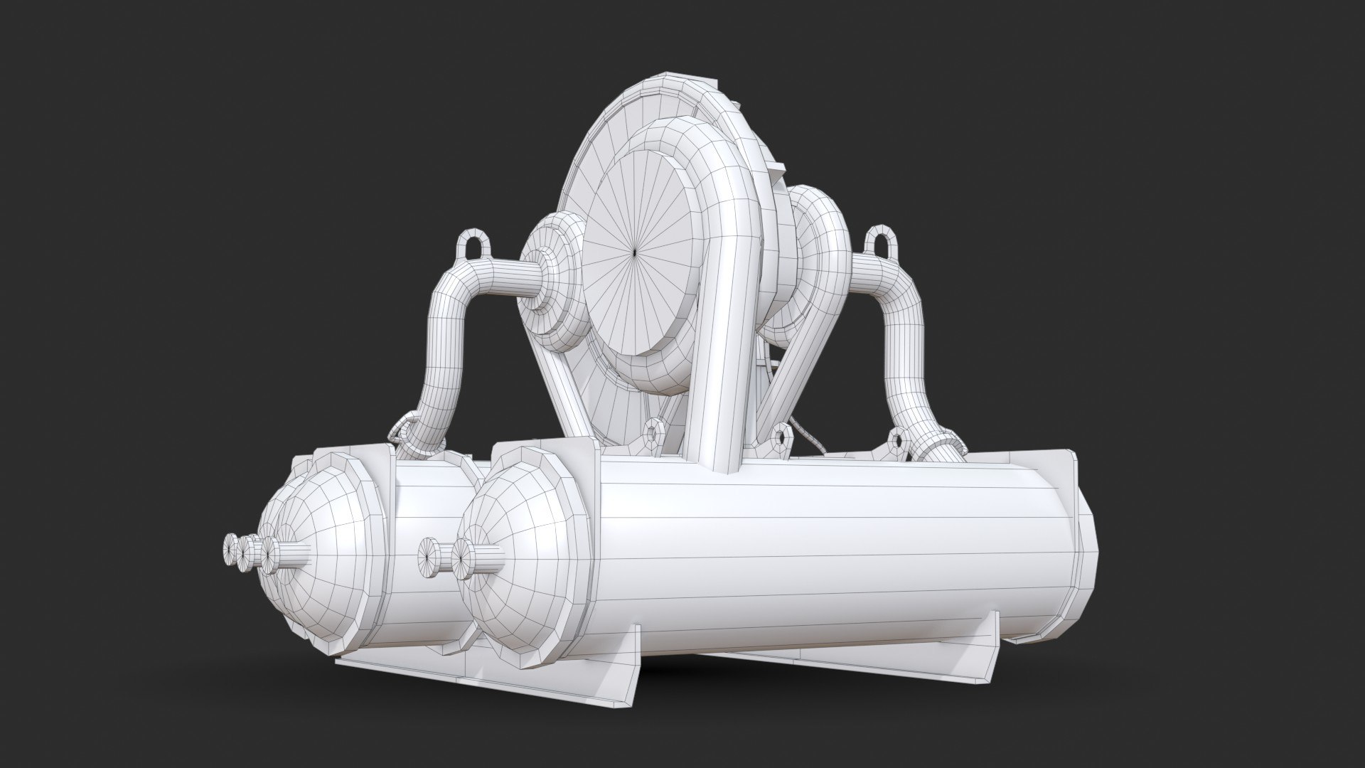 3D Industrial Compressor - TurboSquid 1651126