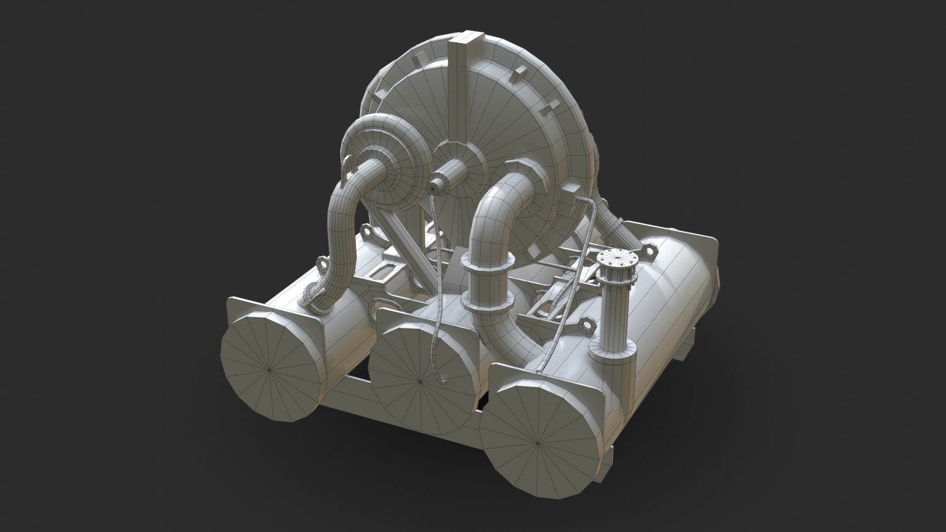 3D Industrial Compressor - TurboSquid 1651126