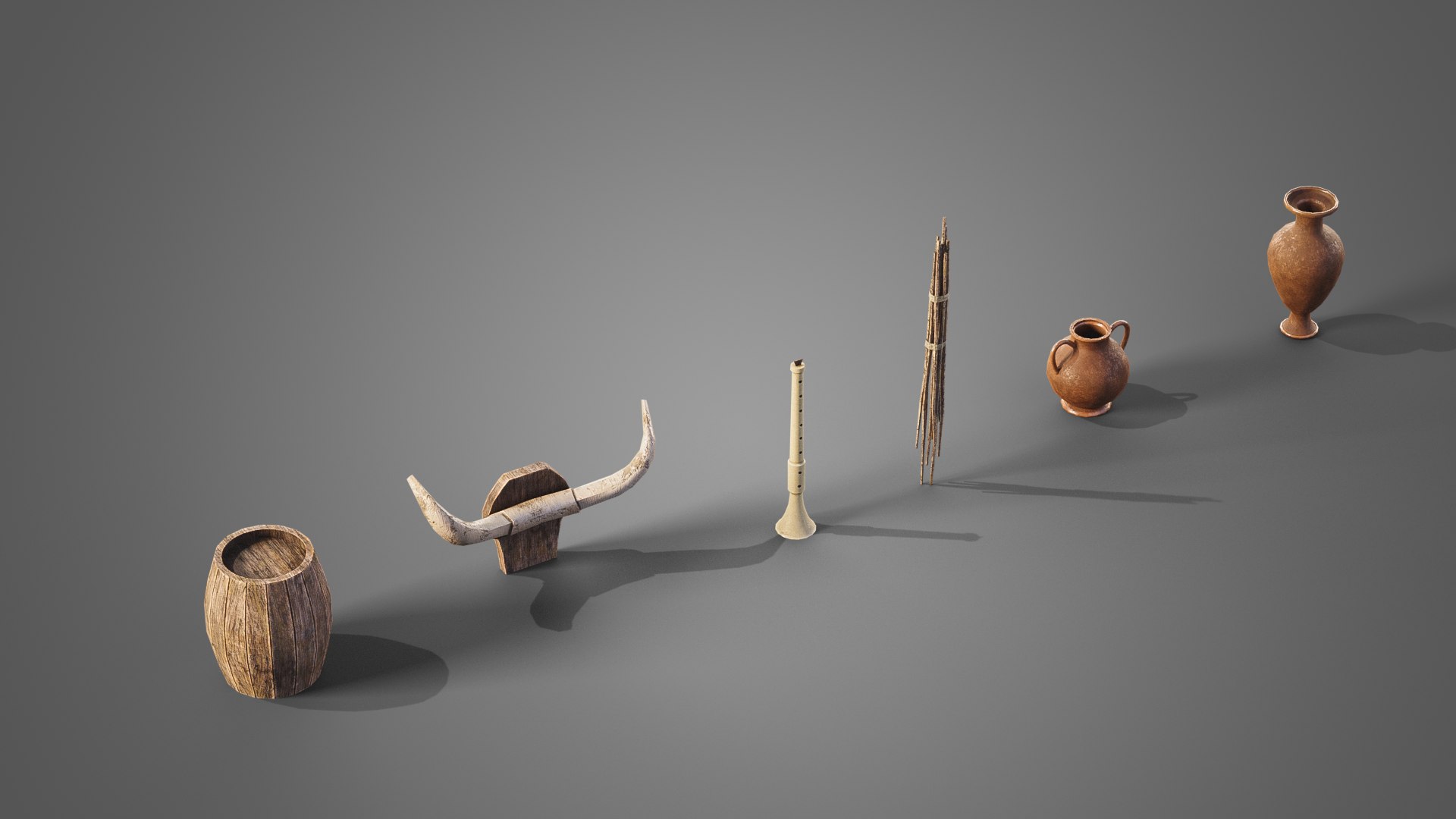 Various Props Collection 3D Model - TurboSquid 2019293