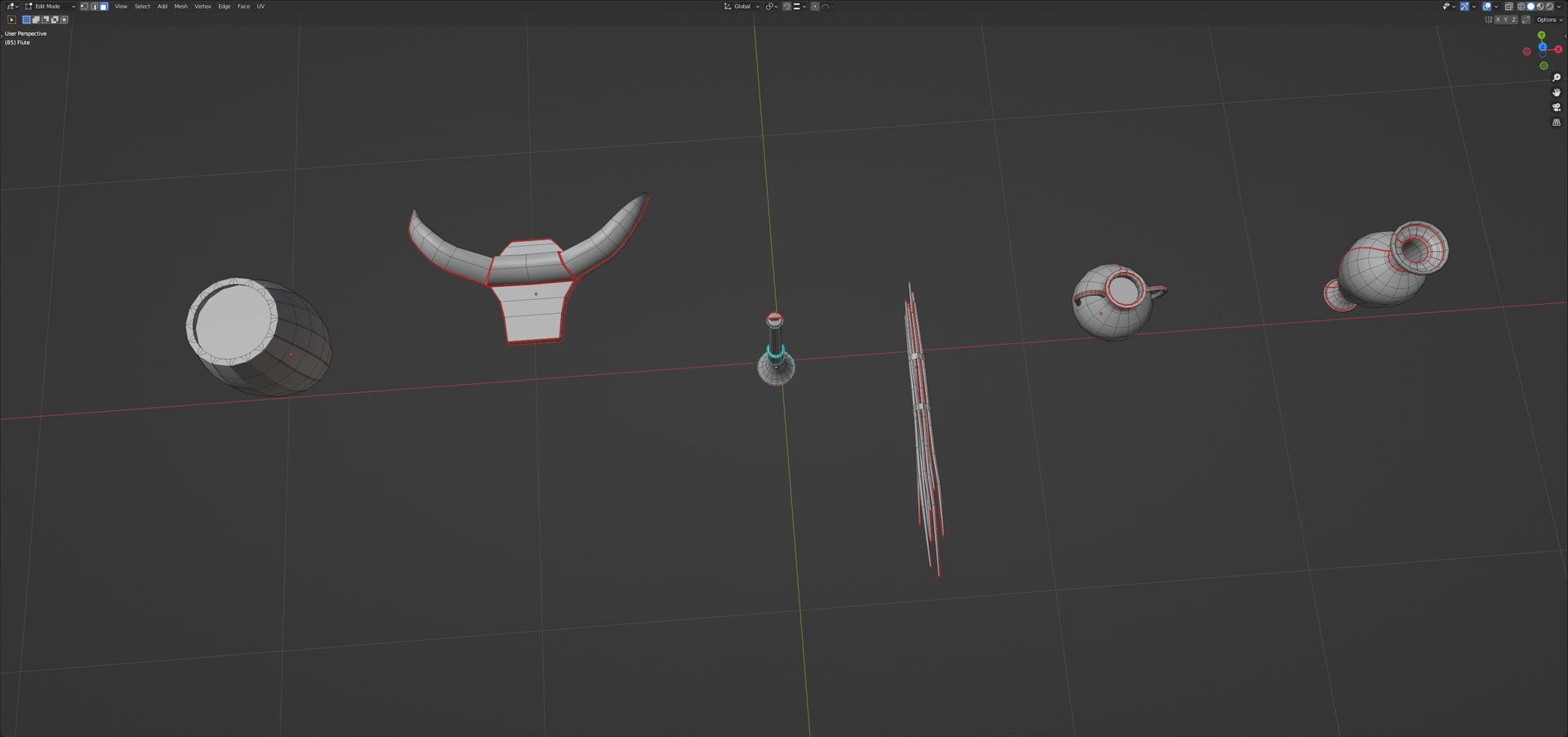 Various Props Collection 3D Model - TurboSquid 2019293