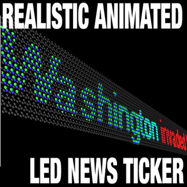 maya led news ticker display