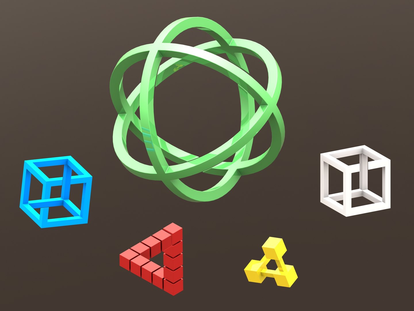 3D Impossible Objects by MC Escher model - TurboSquid 2162342
