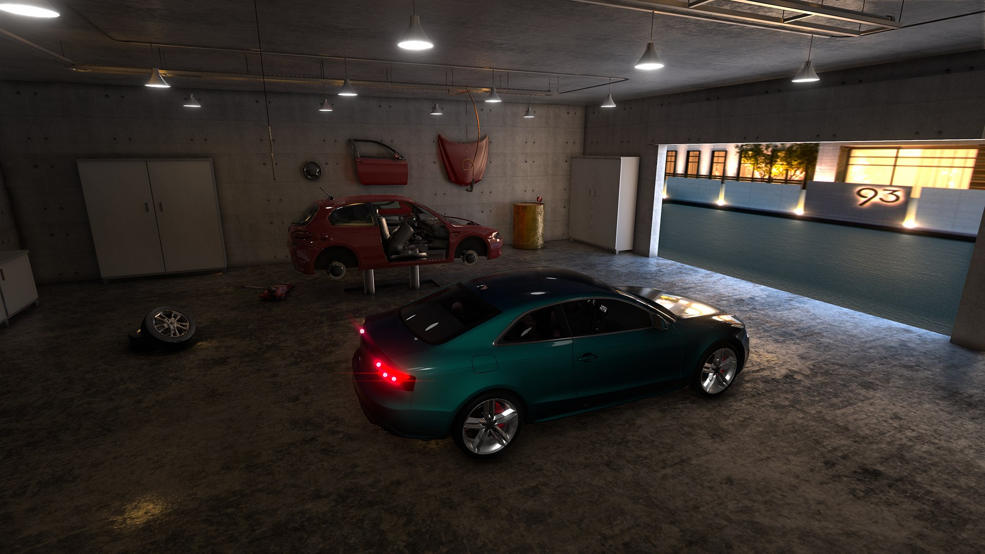 Garage Games 7 Model - TurboSquid 1307591
