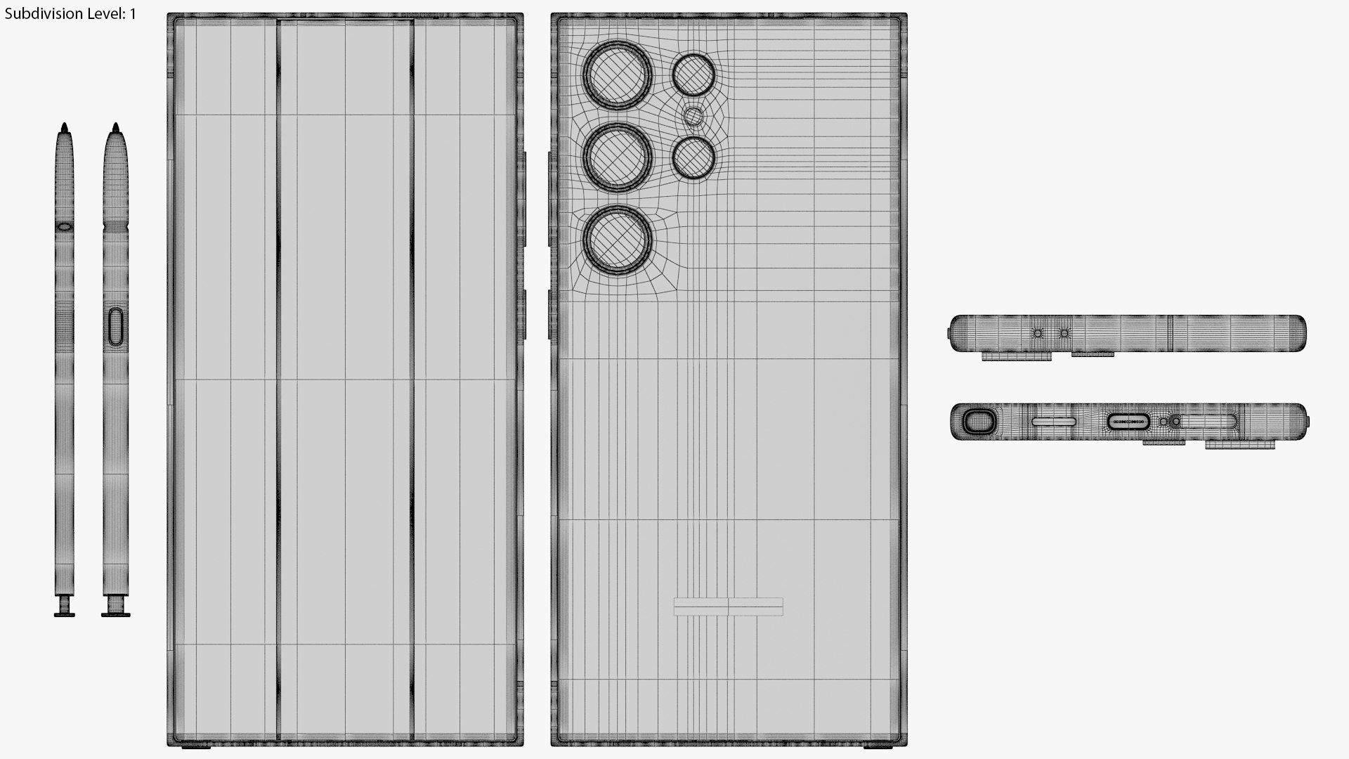 Samsung Galaxy S24 Ultra Gray Model - TurboSquid 2178884