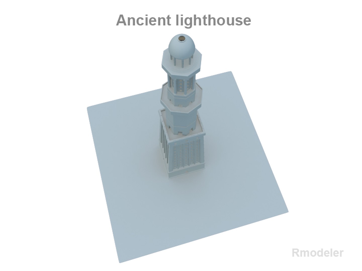 3d model lighthouse