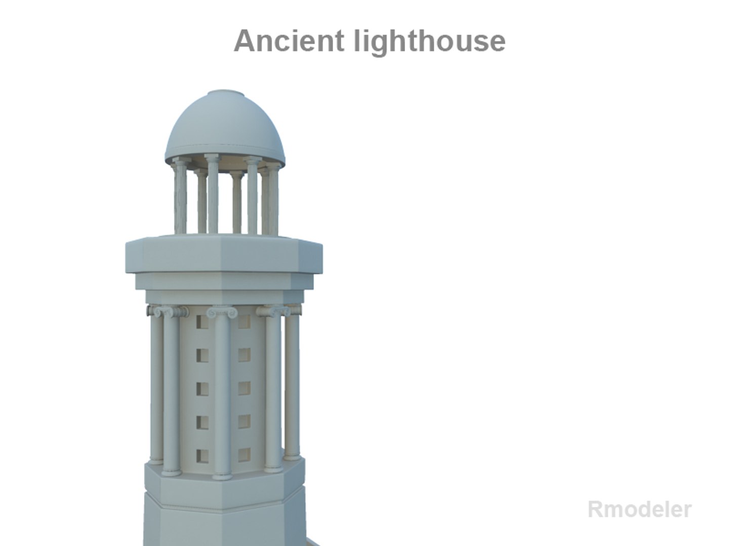 3d model lighthouse