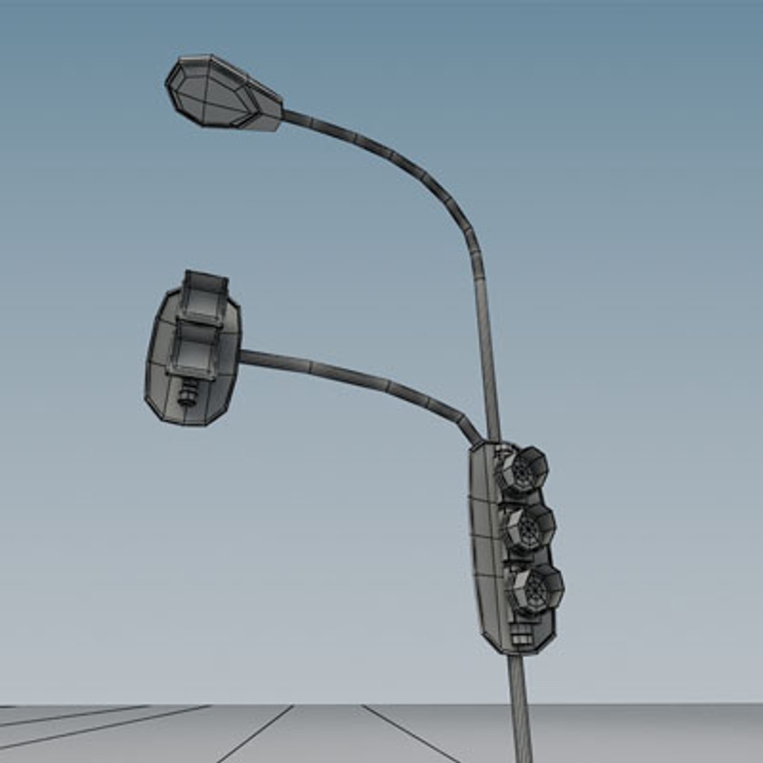 3ds Max Traffic Lights