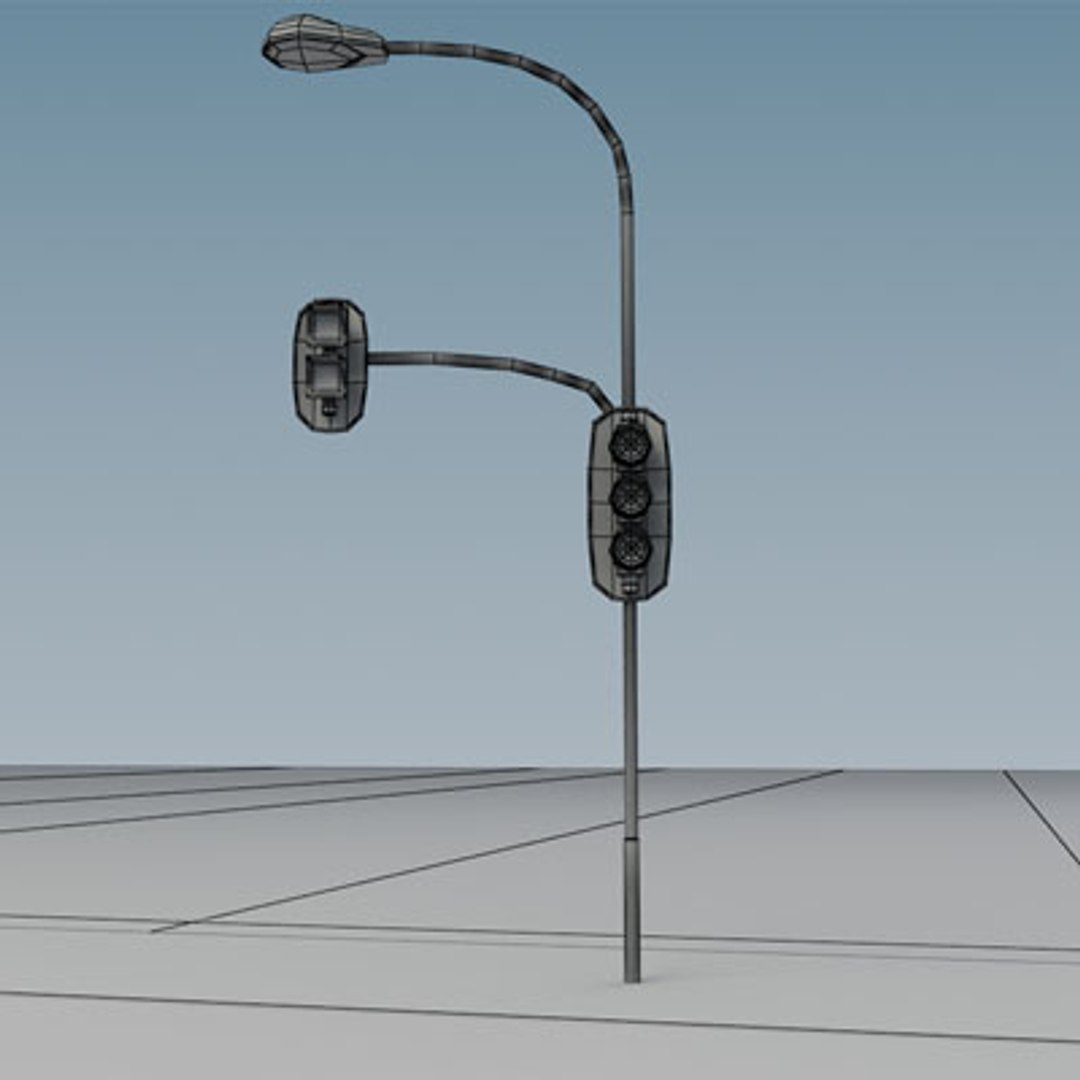 3ds Max Traffic Lights