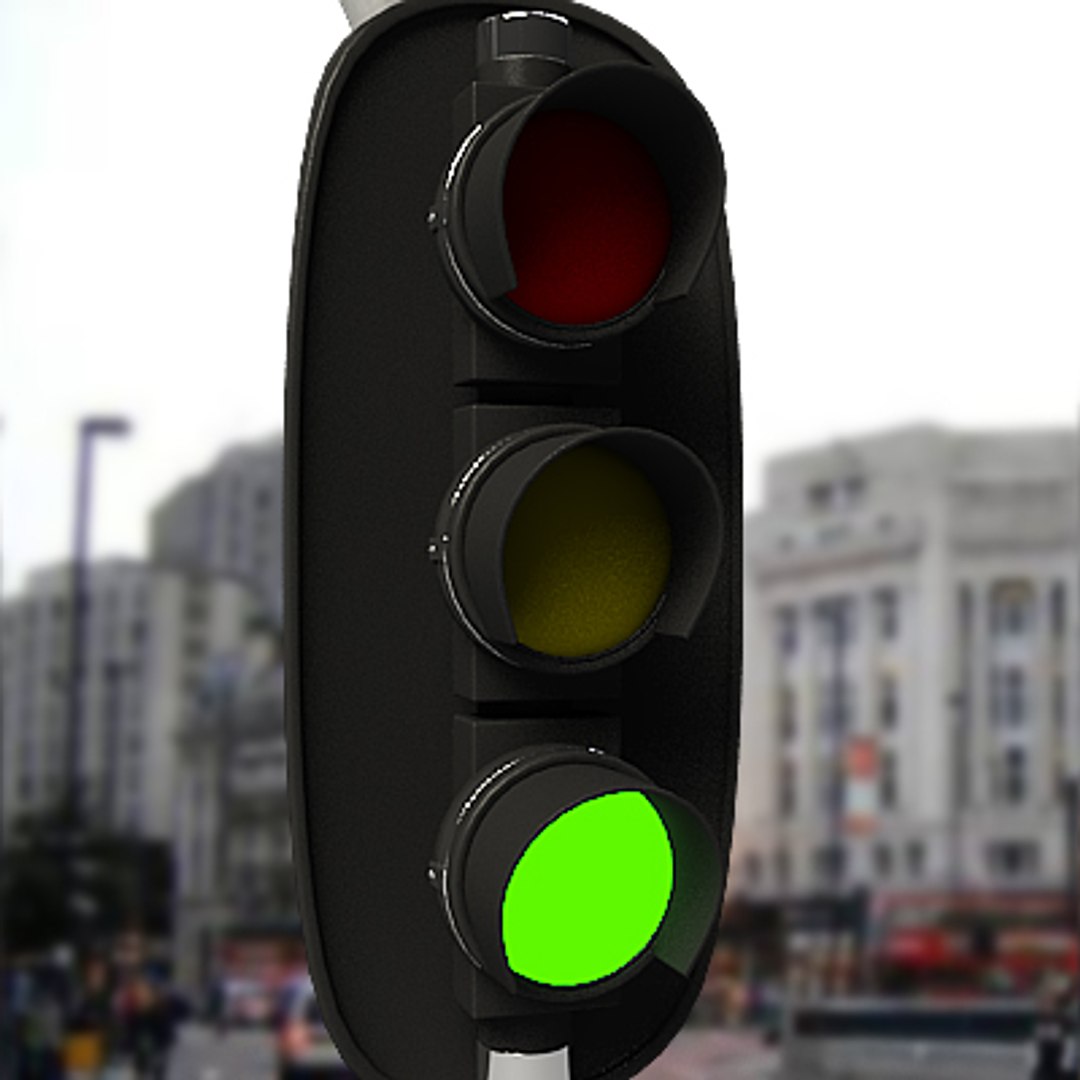 3ds Max Traffic Lights