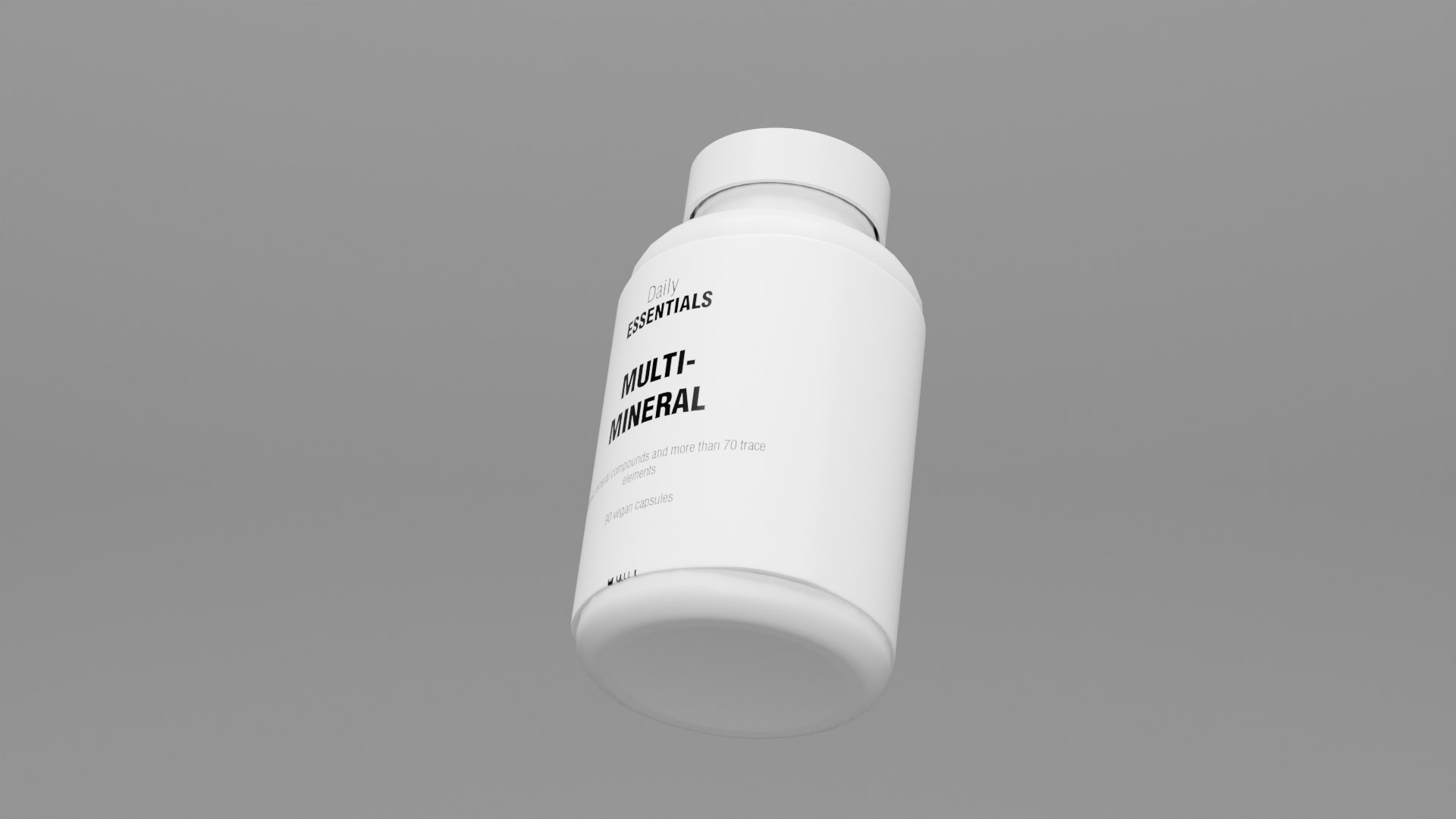 Free Vitamin Pill Bottle 3D Model - TurboSquid 2242184
