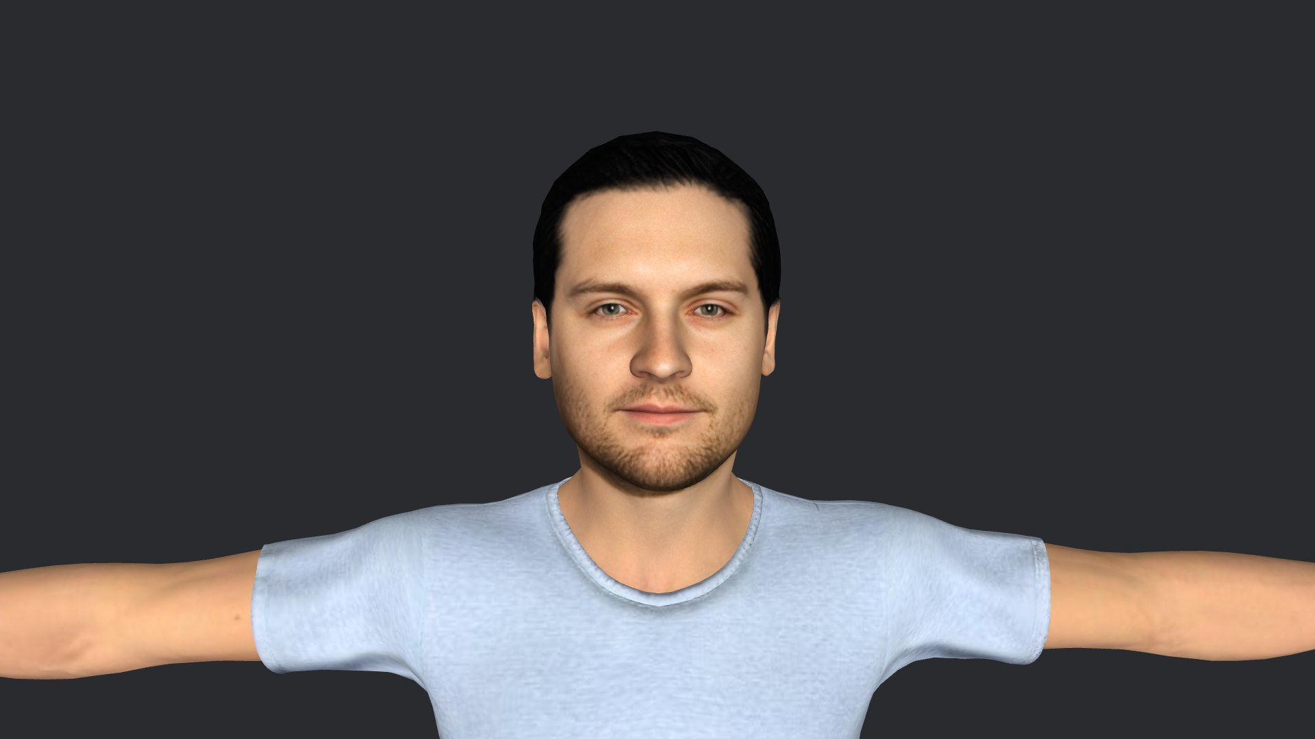 Spider-Man Tobey Maguire Hyper Realistic Full Body Fully Rigged ...