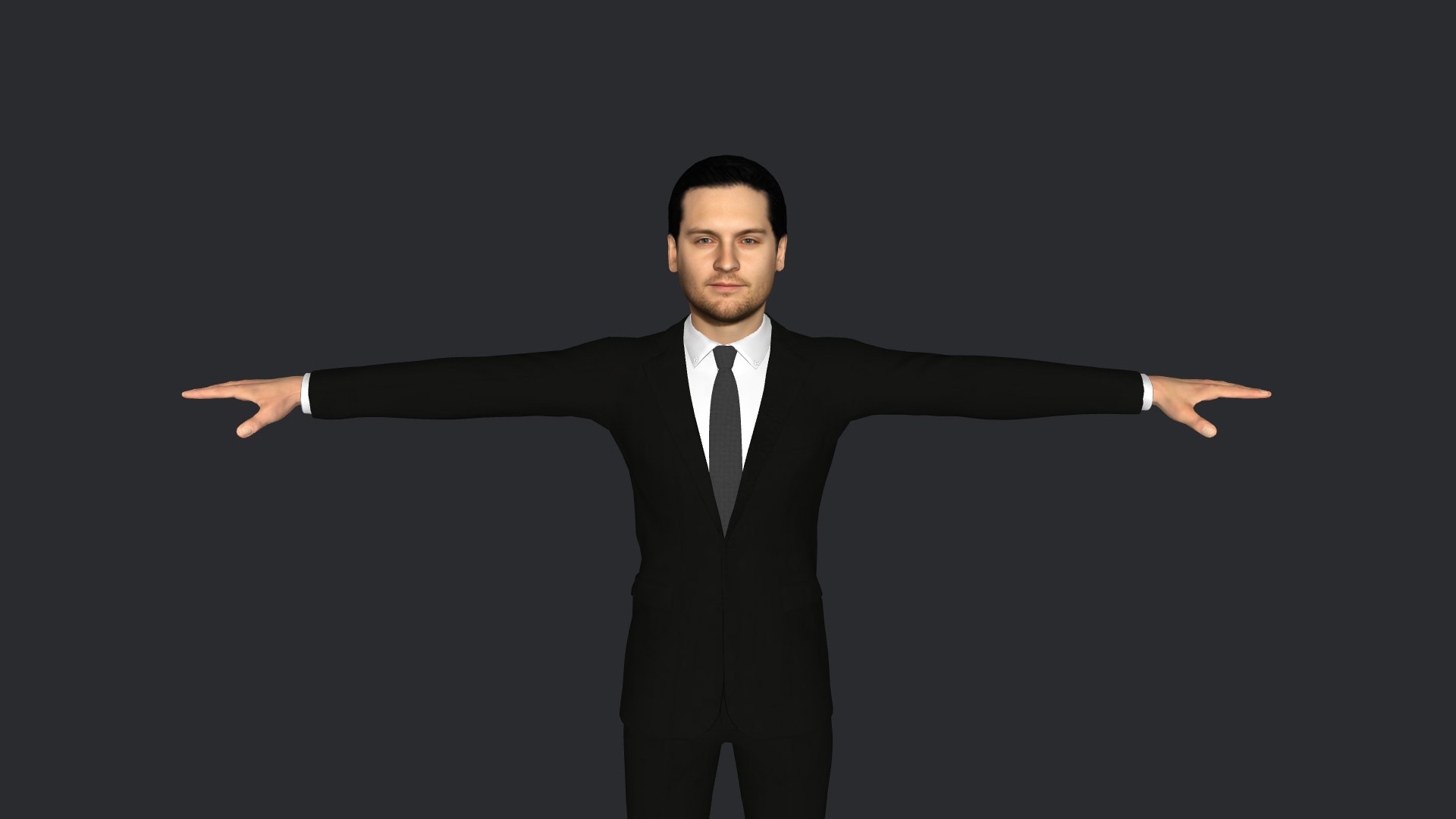 Spider-Man Tobey Maguire Hyper Realistic Full Body Fully Rigged ...