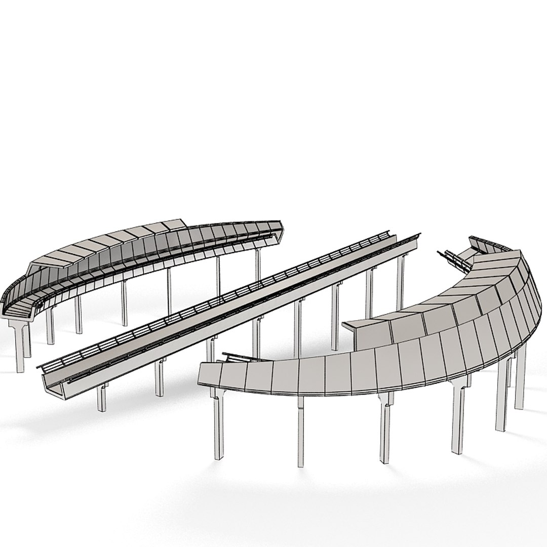 3d Model Bobsleigh Track