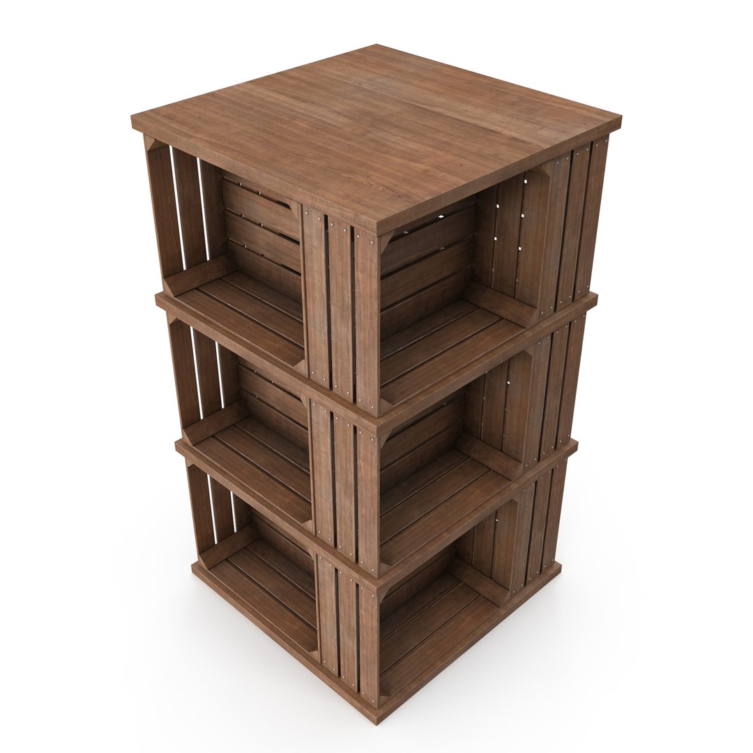 3D Wooden Case - TurboSquid 1868145