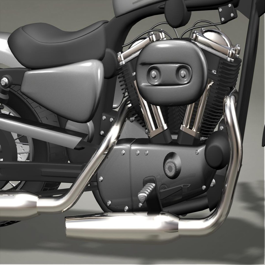 harley davidson sportster 3d 3ds