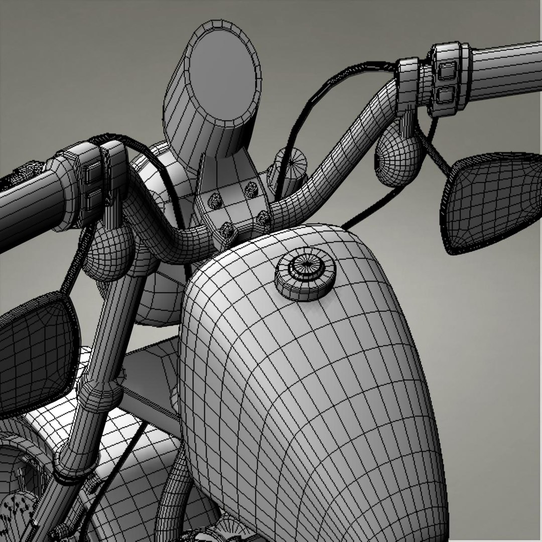 harley davidson sportster 3d 3ds