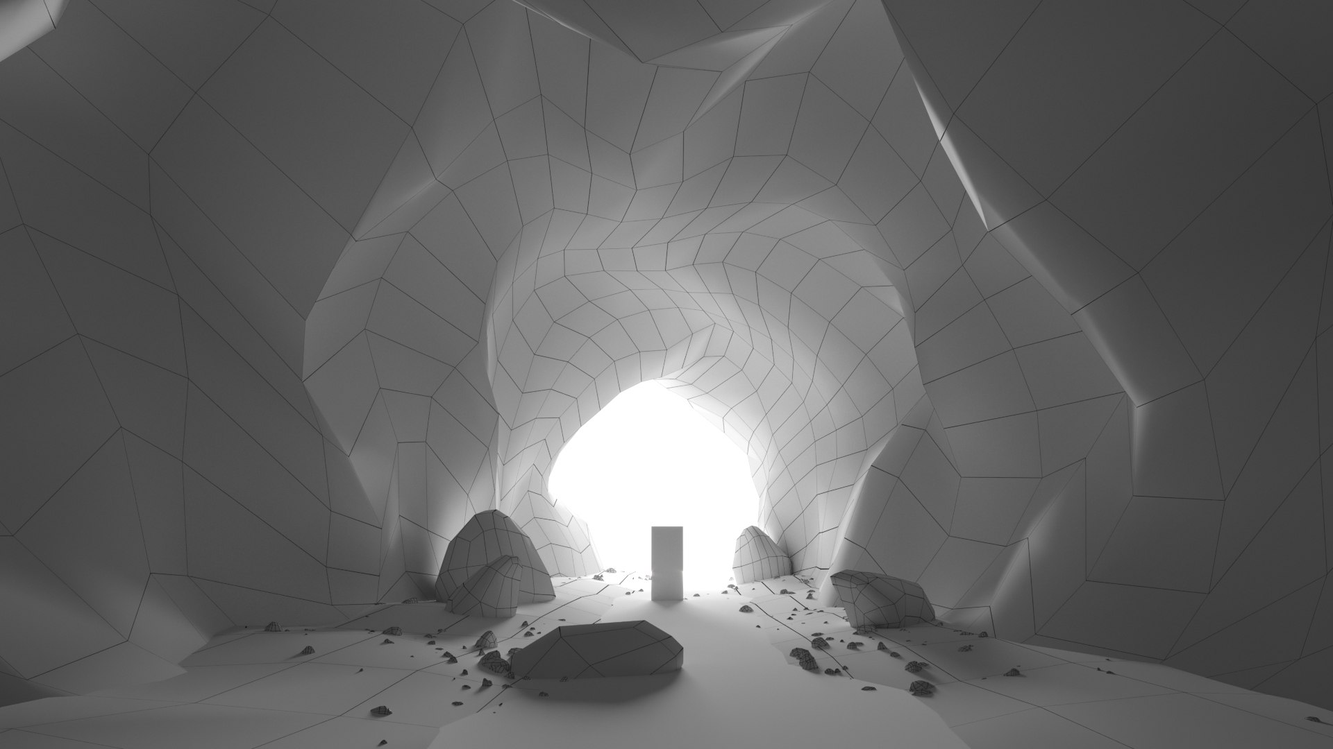 Ice Cave Scene 3D Model - TurboSquid 1533636