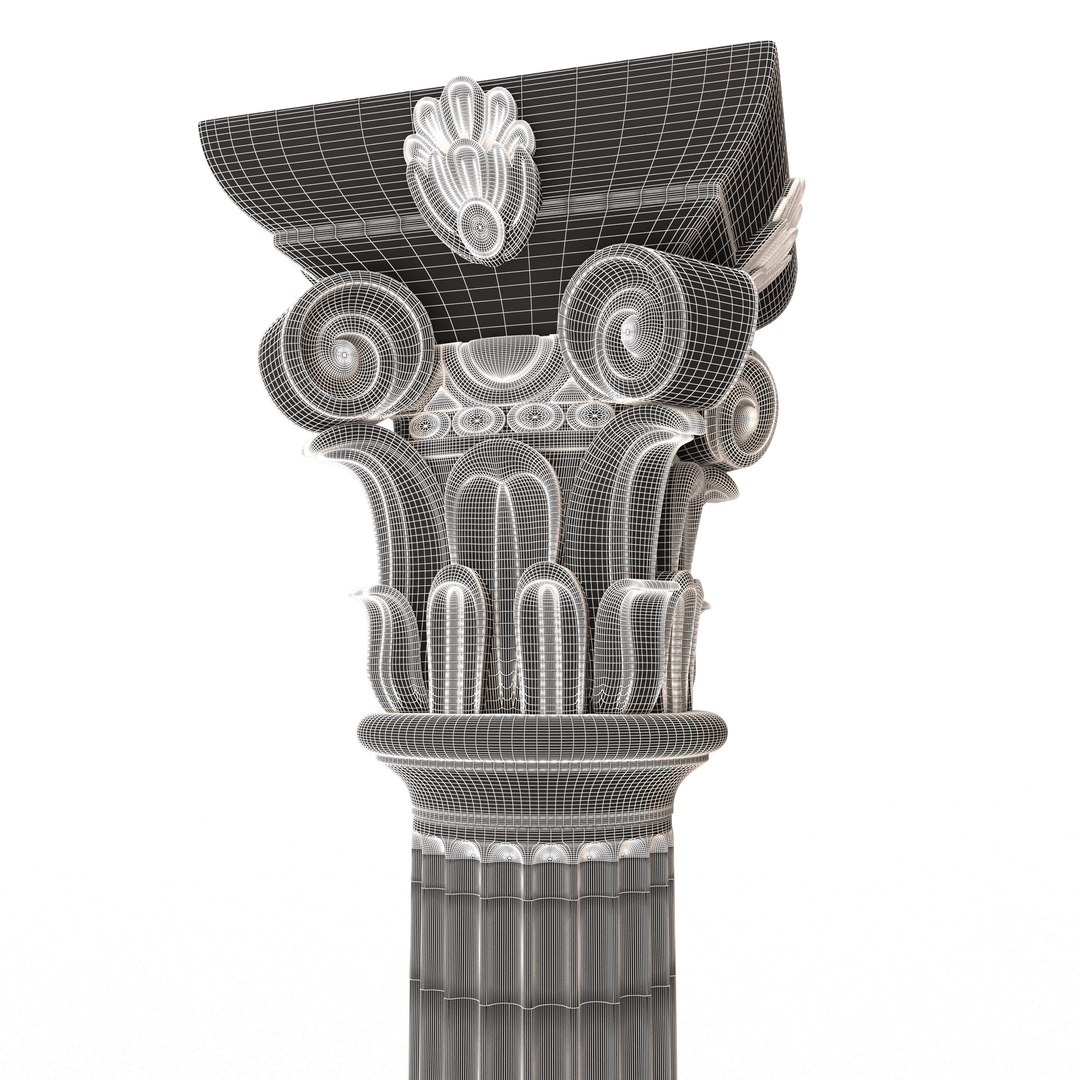 3D Model Column Capital 0604 - TurboSquid 1959681