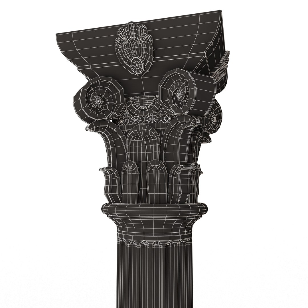 3D Model Column Capital 0604 - TurboSquid 1959681