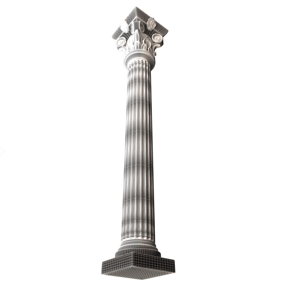3D Model Column Capital 0604 - TurboSquid 1959681