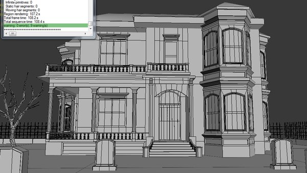 Haunted house model - TurboSquid 1352363