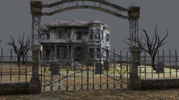 Haunted house model - TurboSquid 1352363