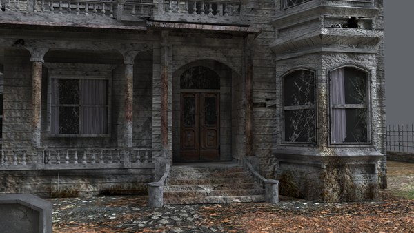 Haunted house model - TurboSquid 1352363