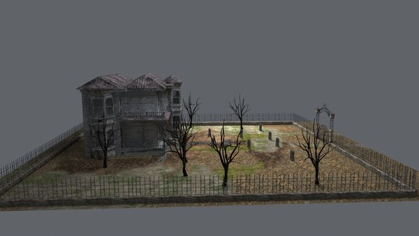 Haunted house model - TurboSquid 1352363