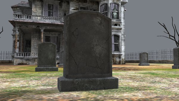 Haunted house model - TurboSquid 1352363