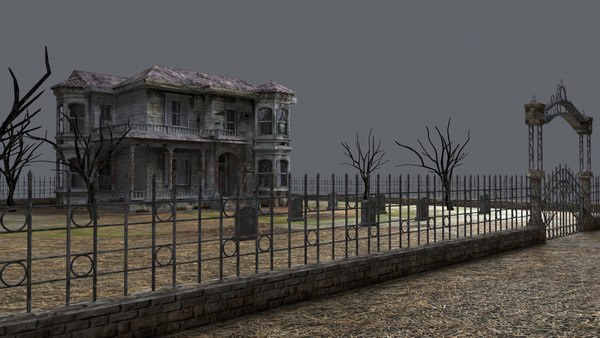 Haunted house model - TurboSquid 1352363