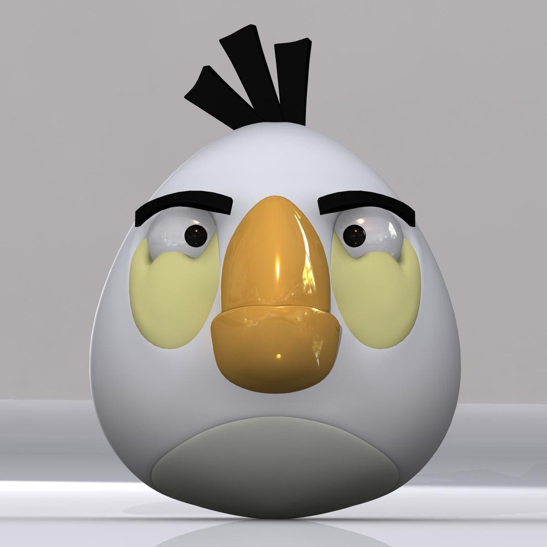 3ds Max Angry Bird 3