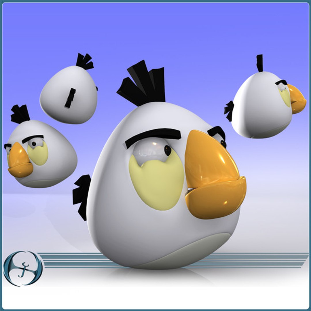 3ds Max Angry Bird 3