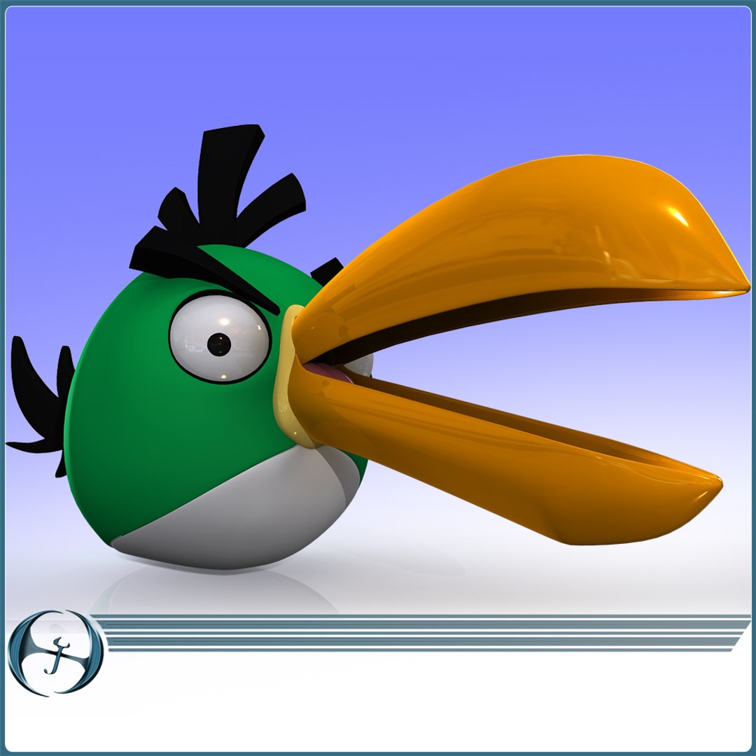 3ds Max Angry Bird 3