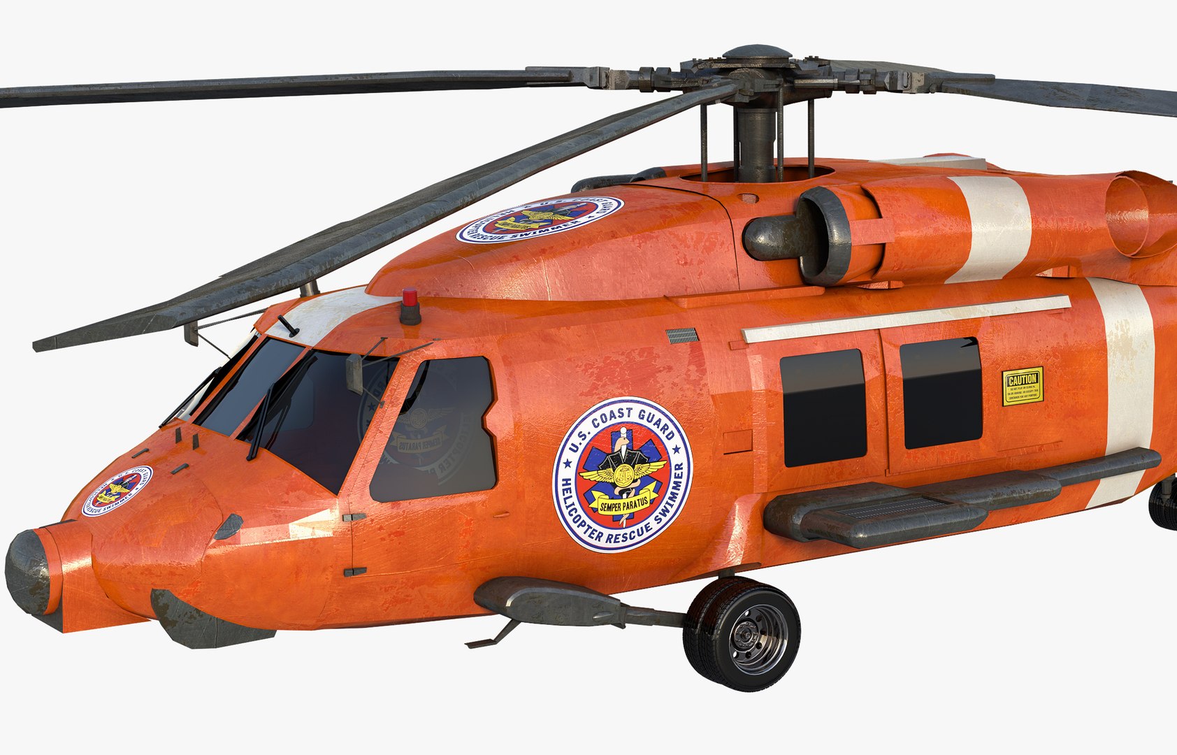 3D Helicopter Rescue Model - TurboSquid 1448619