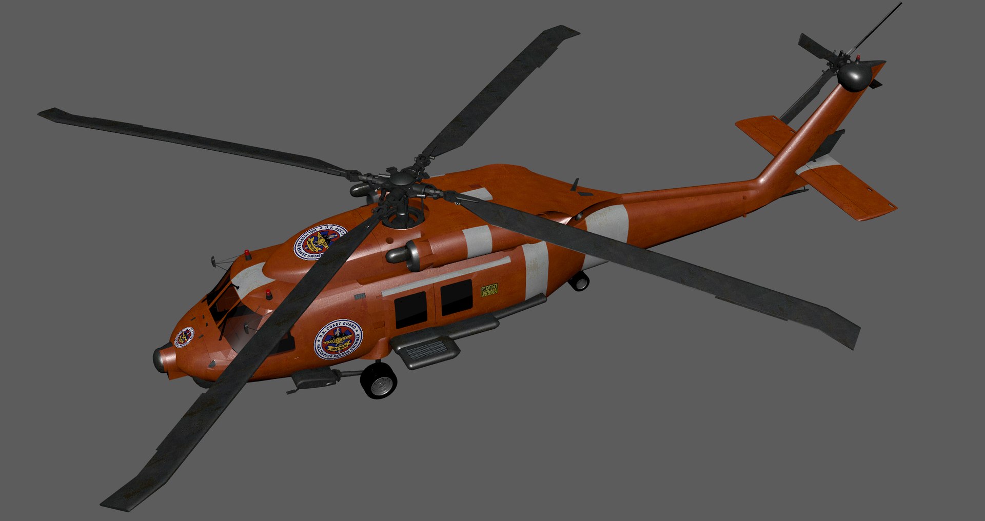 3D Helicopter Rescue Model - TurboSquid 1448619