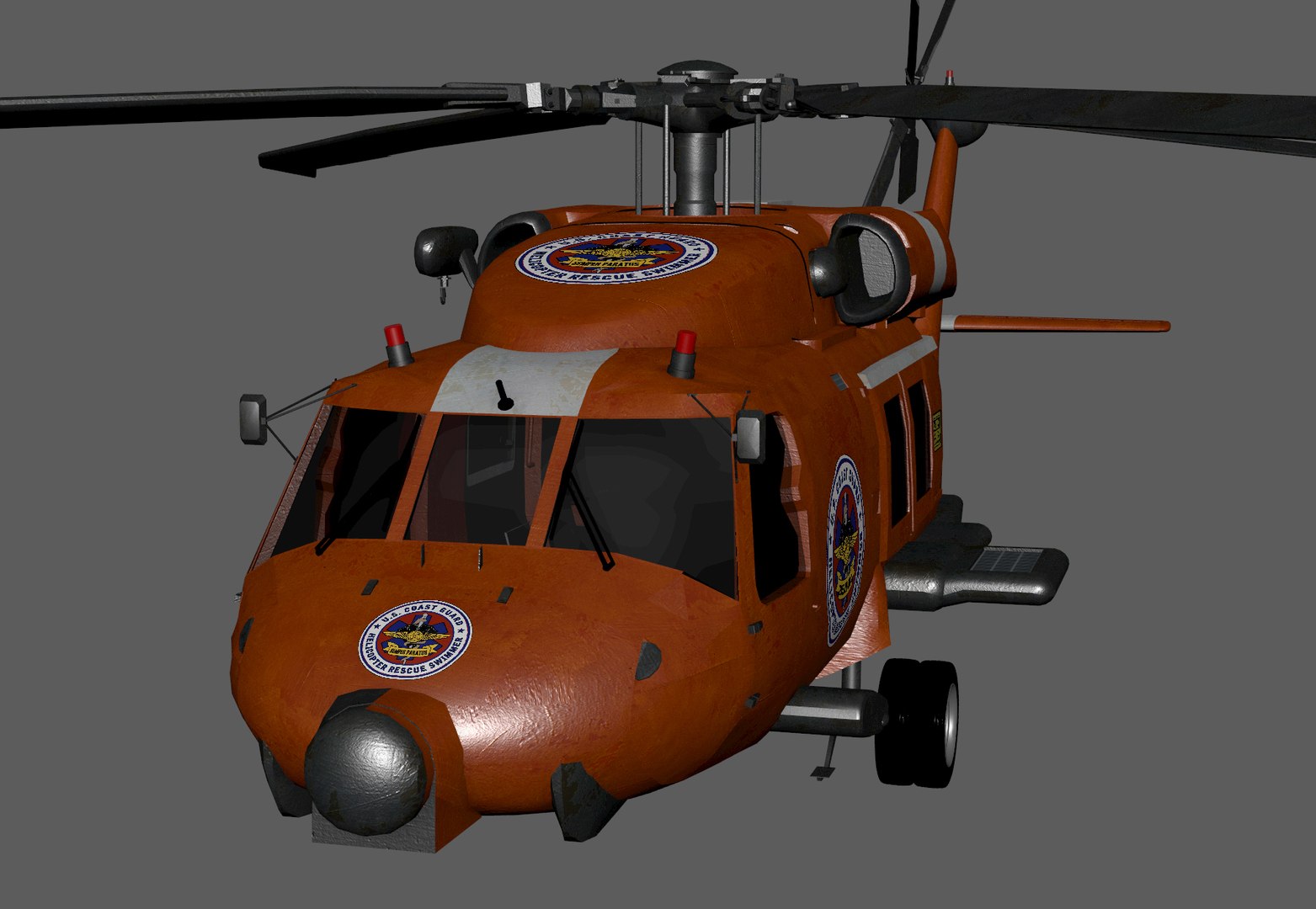 3D Helicopter Rescue Model - TurboSquid 1448619