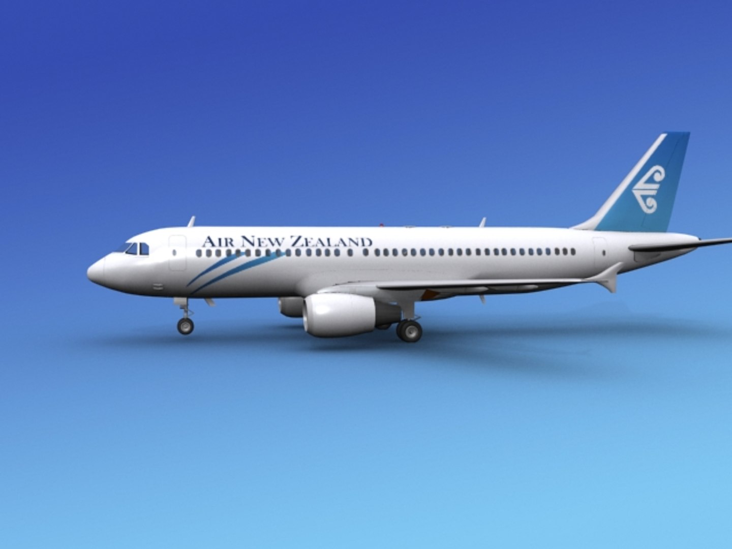 3d Airline Airbus Model