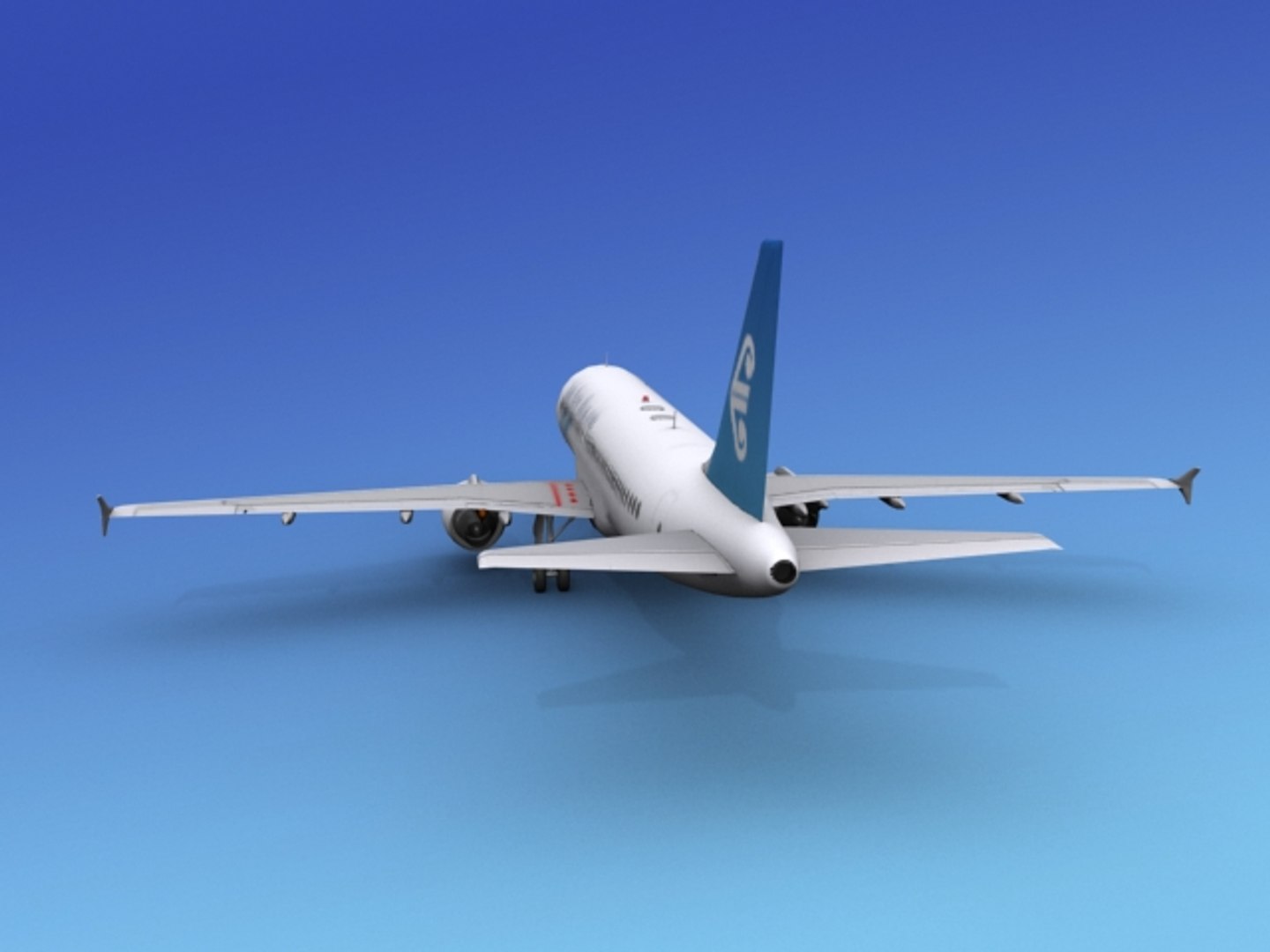 3d Airline Airbus Model